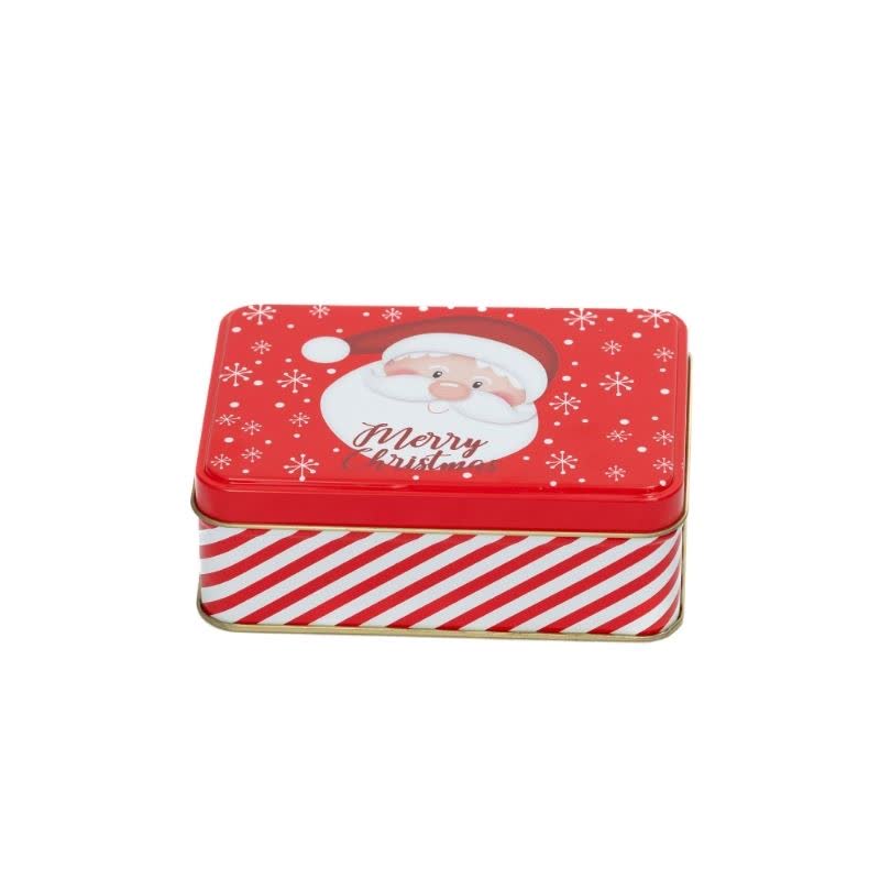 Κουτί Χριστουγεννιάτικο μεταλλικό Merry Christmas Άγιος Βασίλης 12 εκ ...
