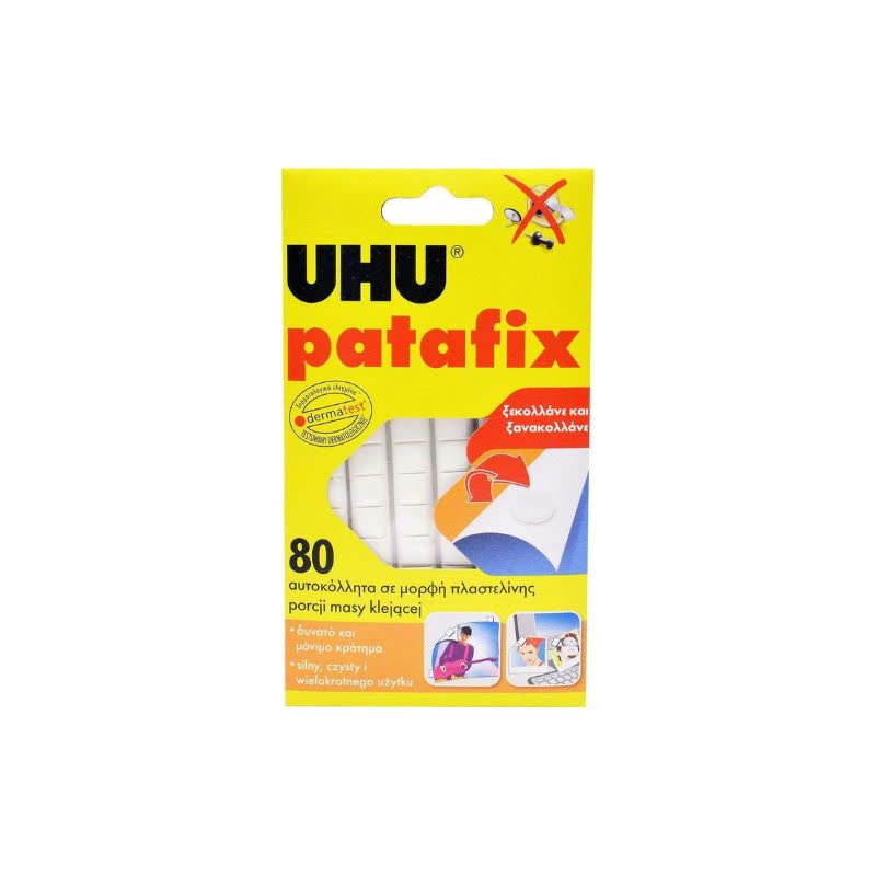 Κόλλα Uhu Patafix Tac (80 τεμ.) - Μπαρκάς - Είδη Συσκευασίας